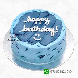 Blue Light Blue Pastel Cake